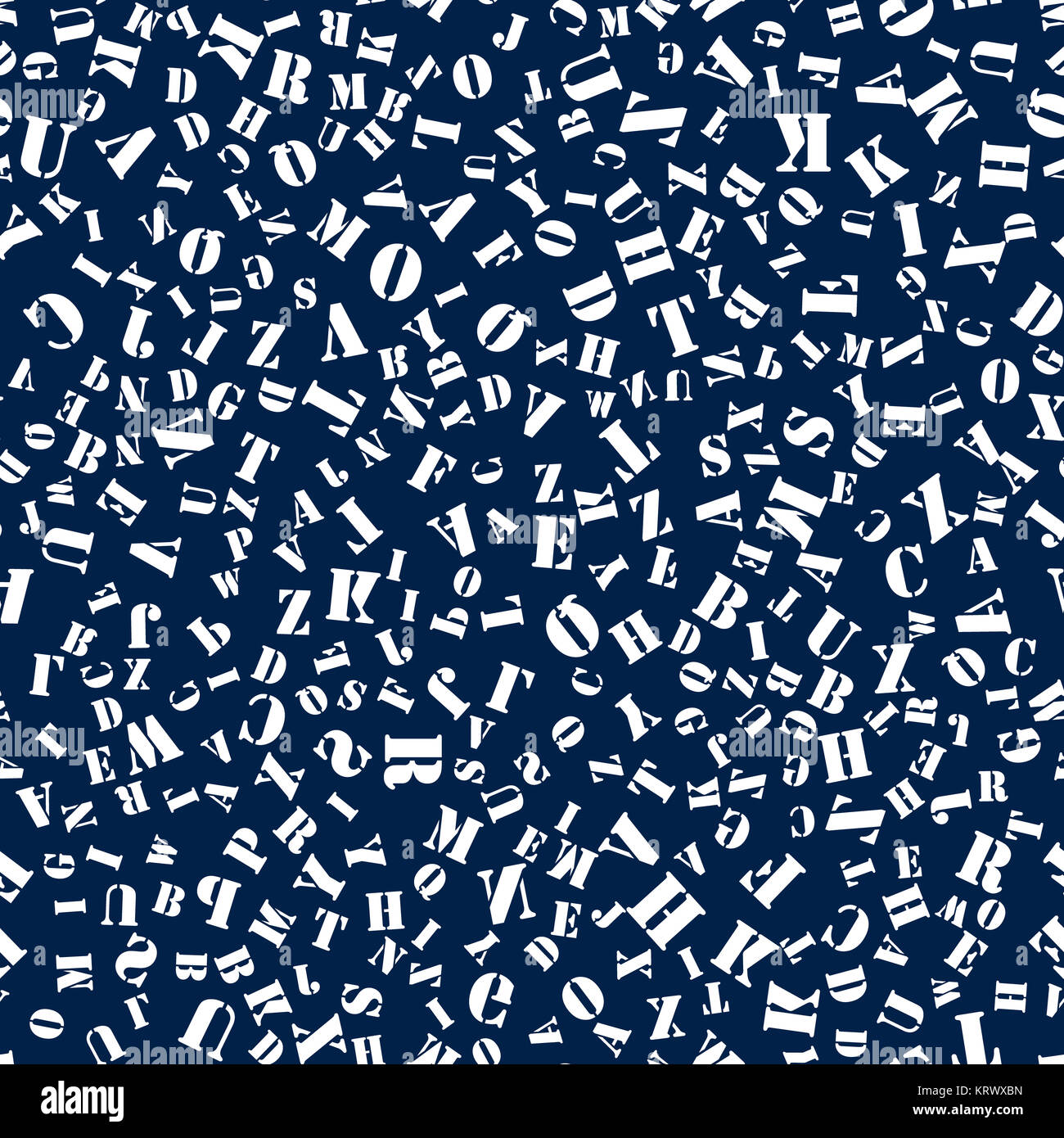 Seamless pattern English alphabet Stock Photo - Alamy