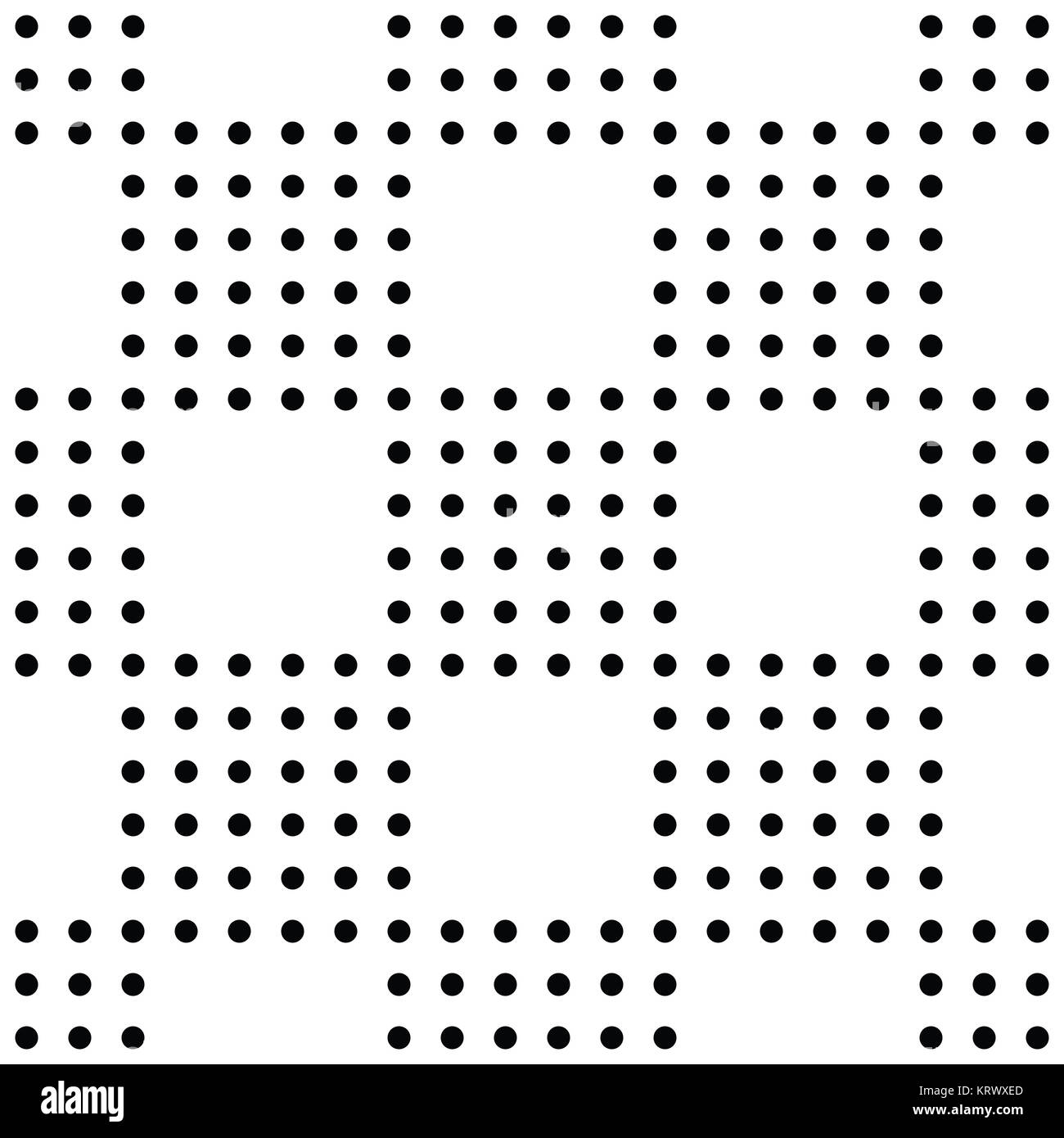 Vector geometric seamless pattern. Repeating abstract dots Stock Photo ...