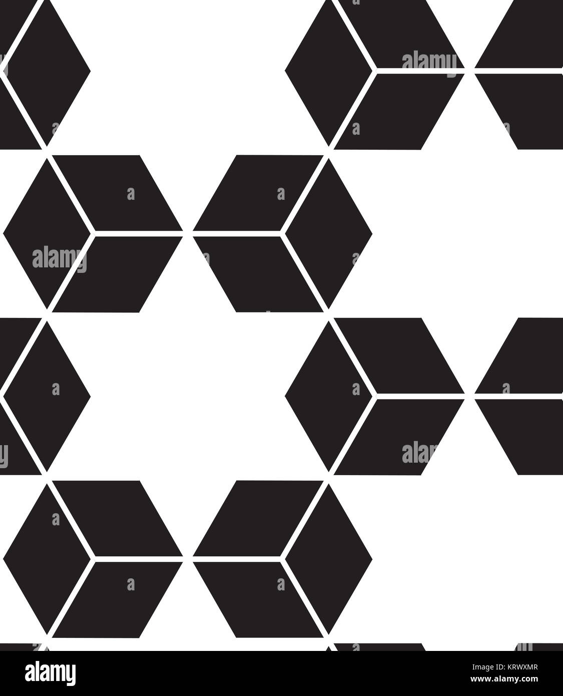 Vector seamless pattern. Modern stylish line, hexagon geometric Stock ...