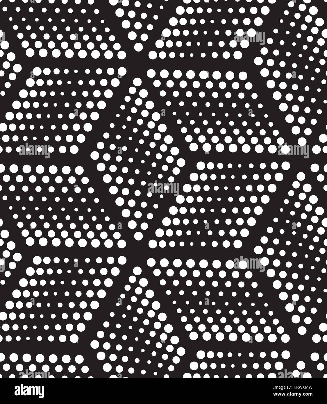 Vector geometric seamless pattern. Repeating abstract dots Stock Photo ...