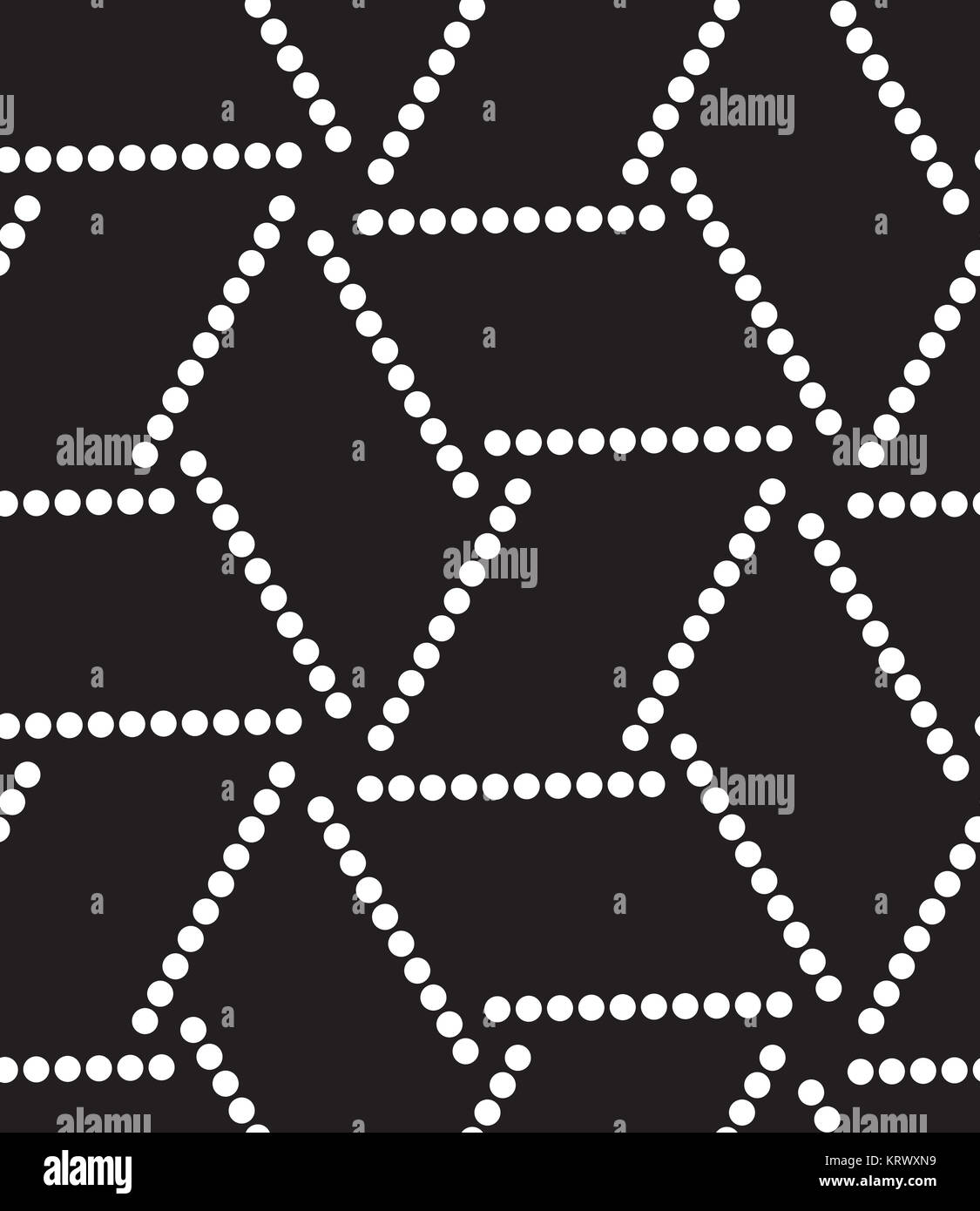 Vector seamless pattern. Modern geometric dots background Stock Photo ...