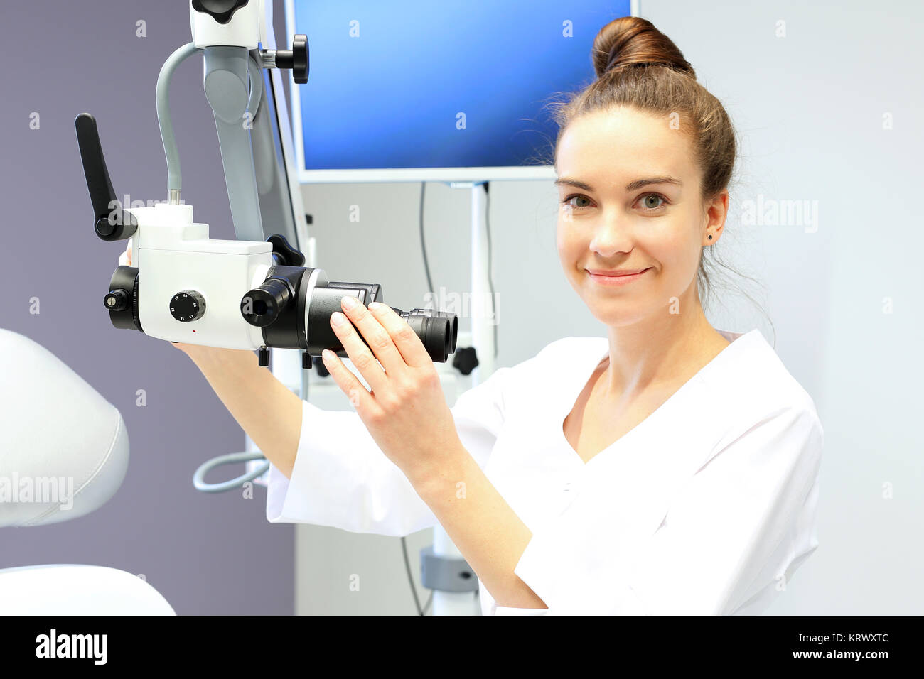 a hospital ward,a gastrologist prepares a study Stock Photo - Alamy