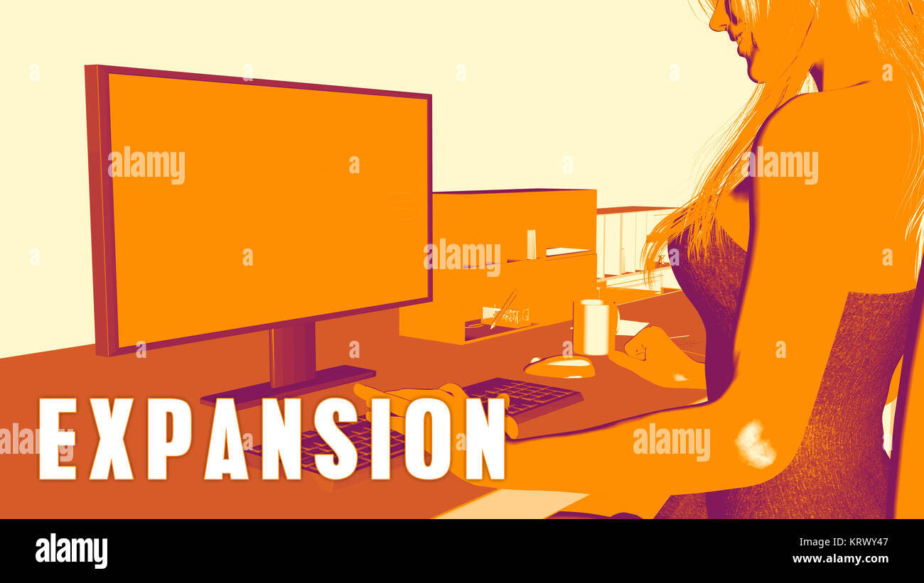 Expansion Concept Course Stock Photo - Alamy