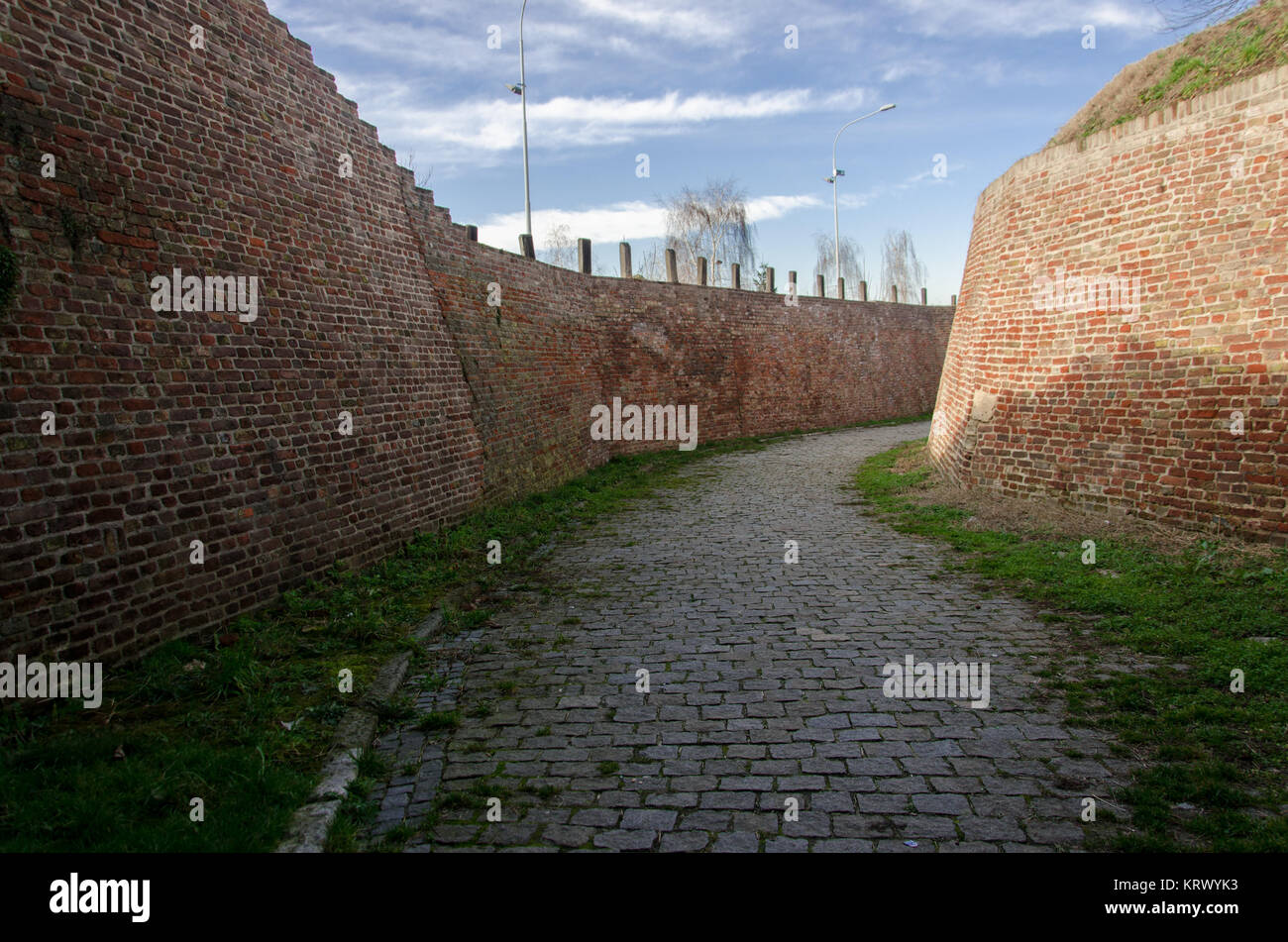 Roman Stone Path Stock Photo - Alamy