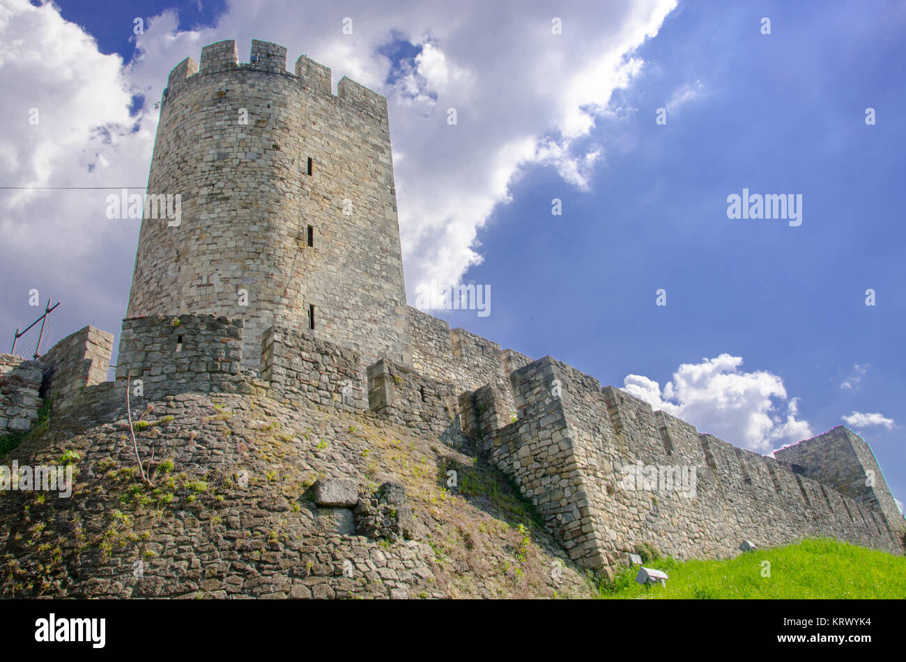Old Roman Castle Stock Photo - Alamy