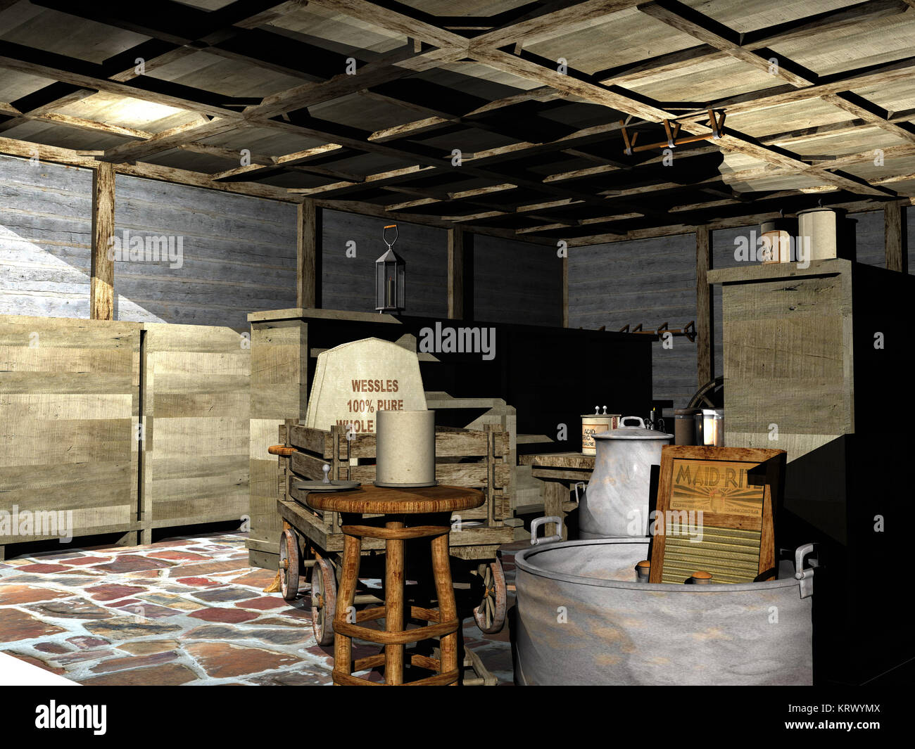 wild west shop Stock Photo - Alamy