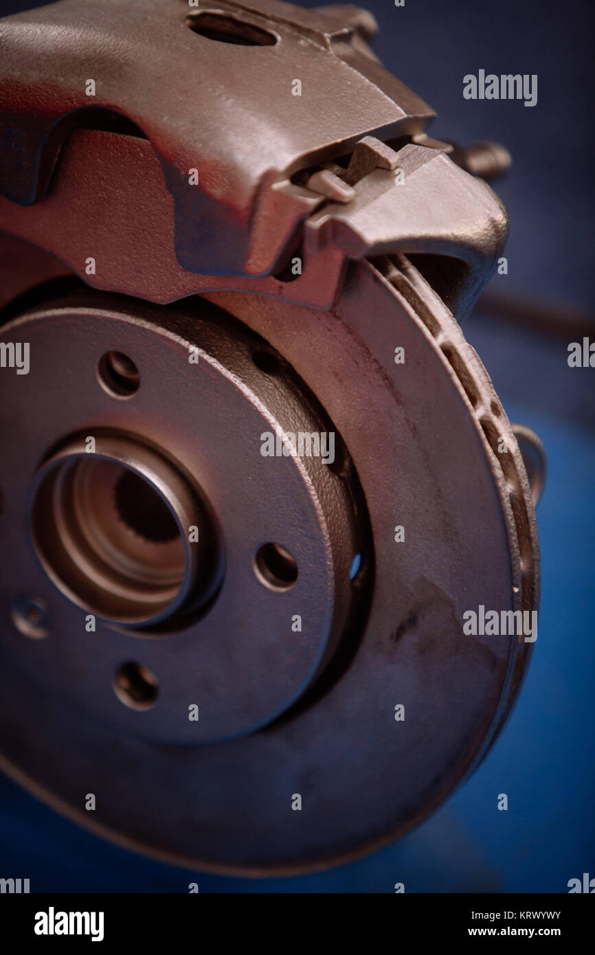 Car brake disk and caliper Stock Photo - Alamy