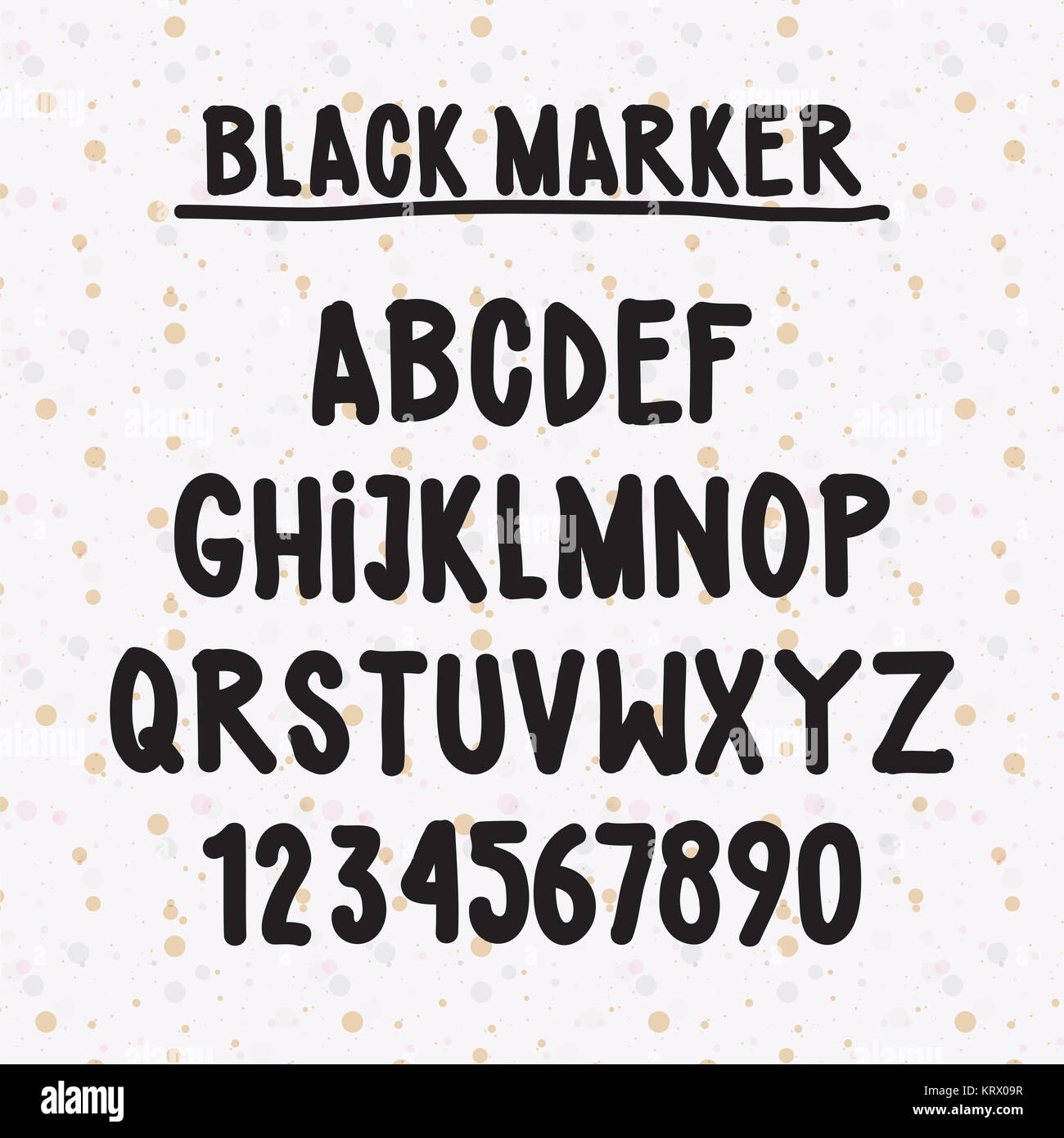 Graffiti marker font number alphabet hi-res stock photography and ...