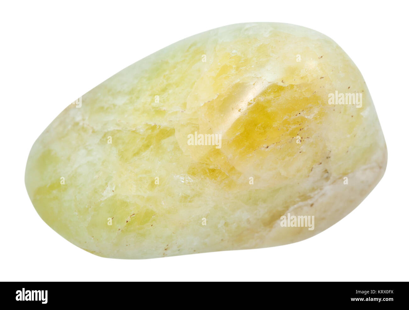 polished Datolite gemstone isolated on white Stock Photo - Alamy