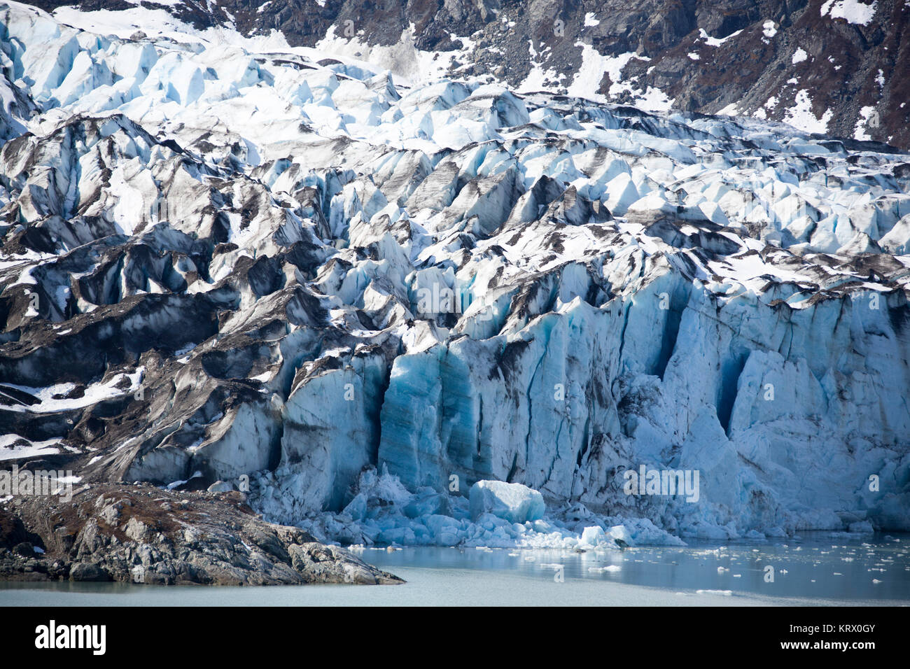 Blue Glacier Scenery Stock Photo - Alamy