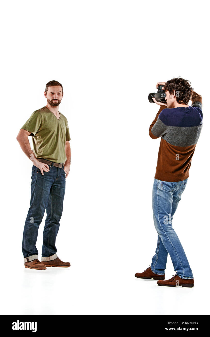 Positive delighted friends meeting hi-res stock photography and images ...