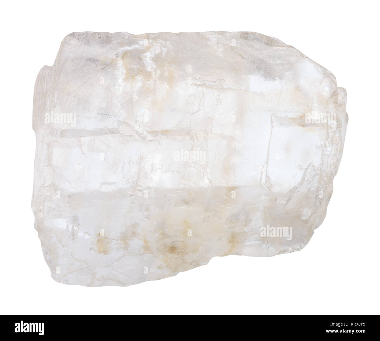 Petalite (castorite) crystal isolated Stock Photo - Alamy