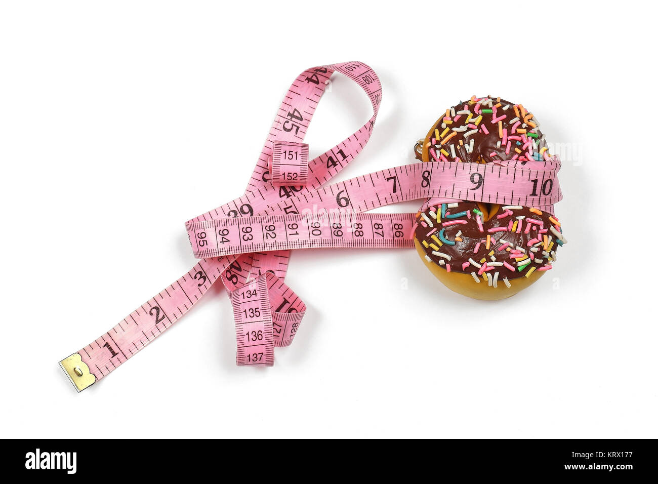 Donut tape measure Stock Photo - Alamy