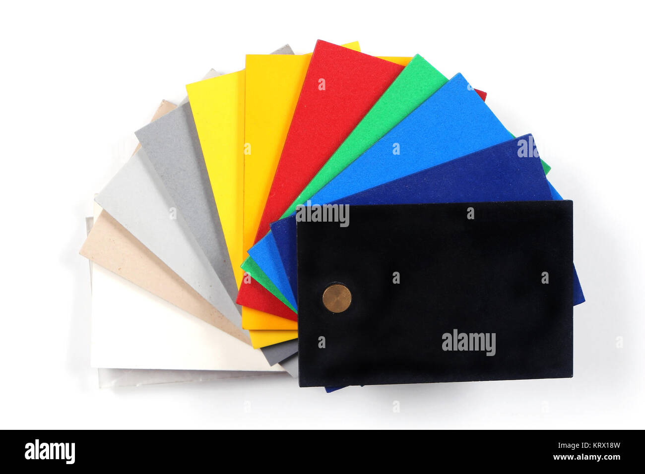 Color cards swatches Stock Photo - Alamy