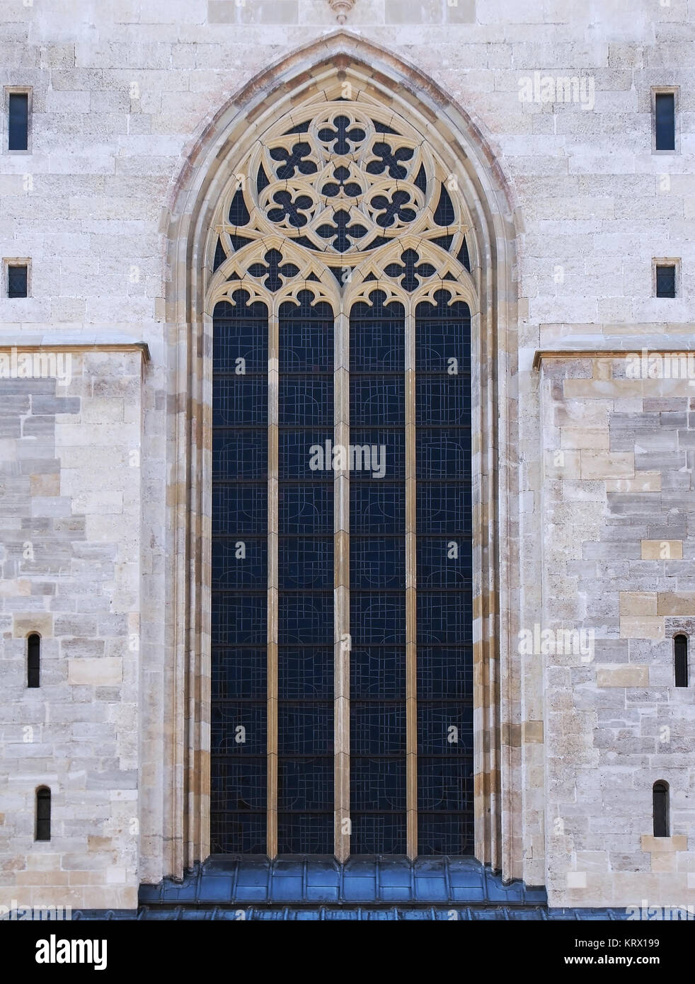 Antique narrow window Stock Photo - Alamy