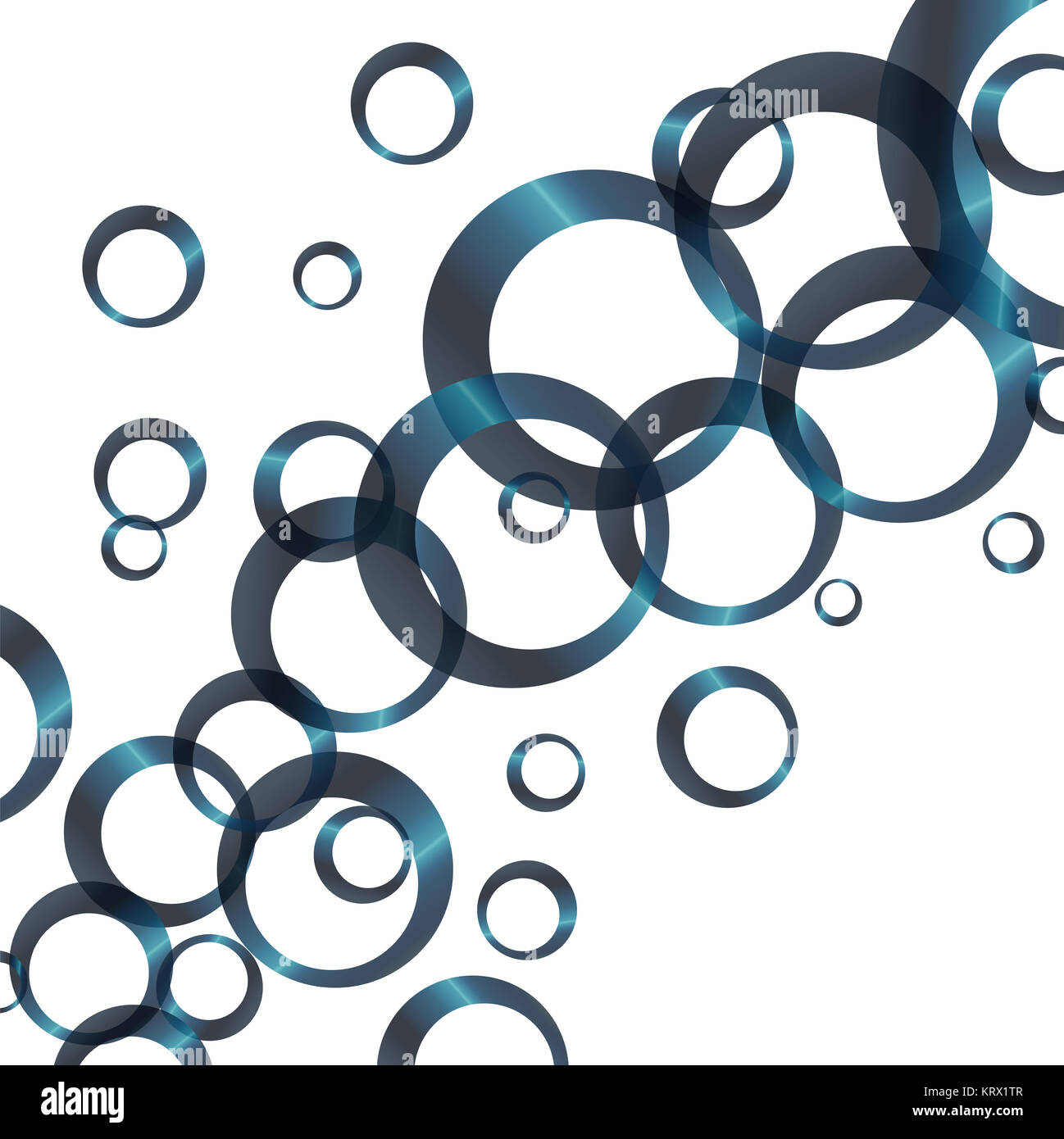 Blue Abstract Circular Background Stock Photo - Alamy