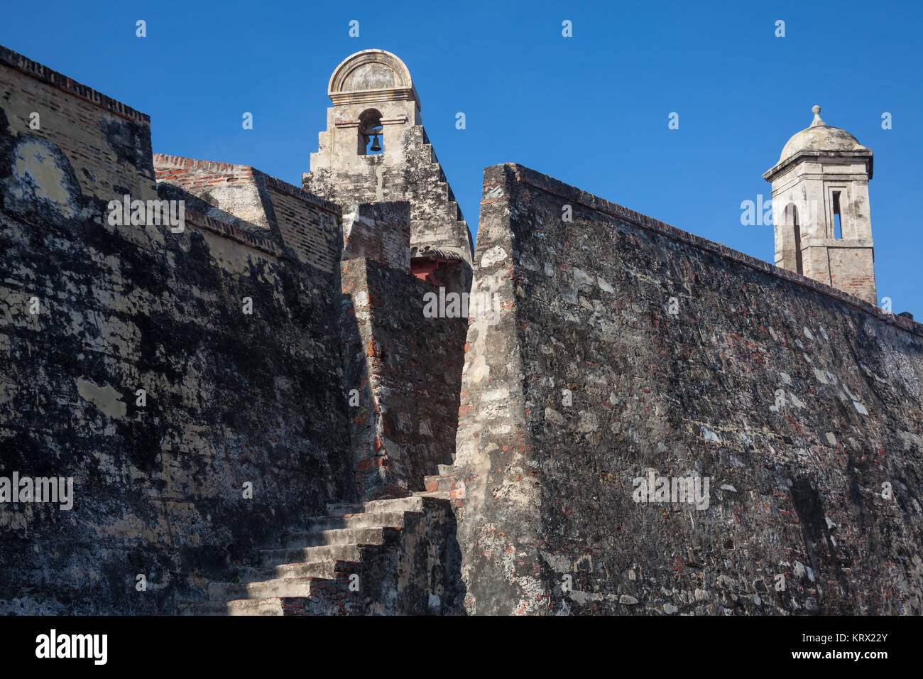 San Felipe Castle in Cartagena de Indias Castillo de San Felipe Stock ...