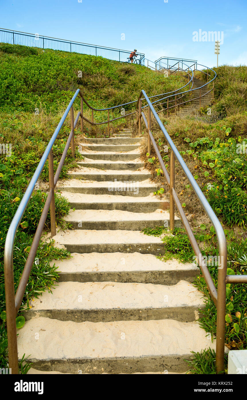 Beach pathway concrete pathway hi-res stock photography and images - Alamy