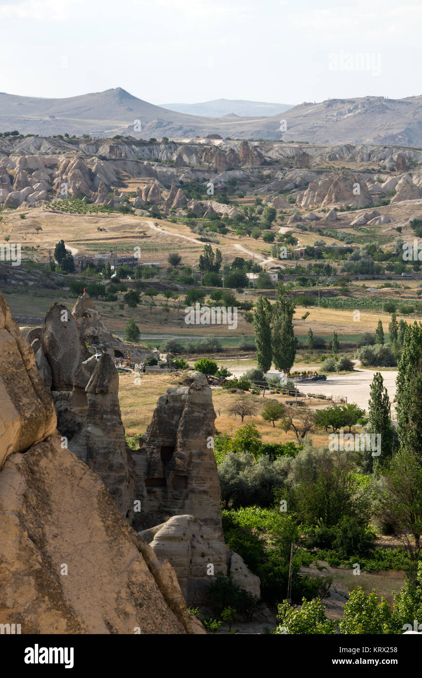 Rock formations in Goreme National Park. Cappadocia, Turkey Stock Photo ...