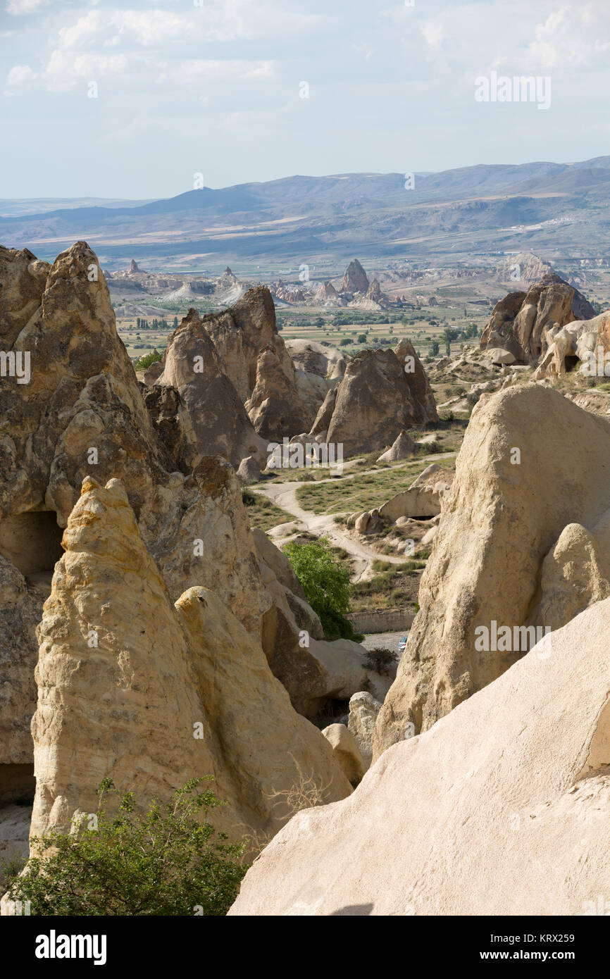 Rock formations in Goreme National Park. Cappadocia, Turkey Stock Photo ...