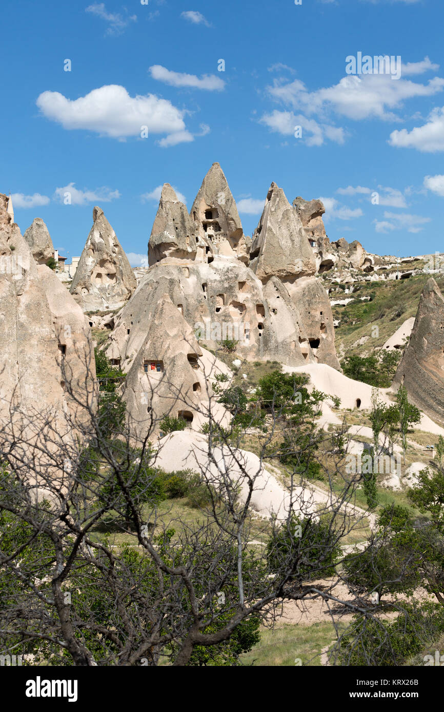 Rock formations in Goreme National Park. Cappadocia, Turkey Stock Photo ...