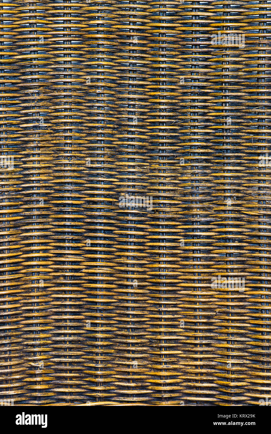 Detail of a rattan chair back Stock Photo - Alamy