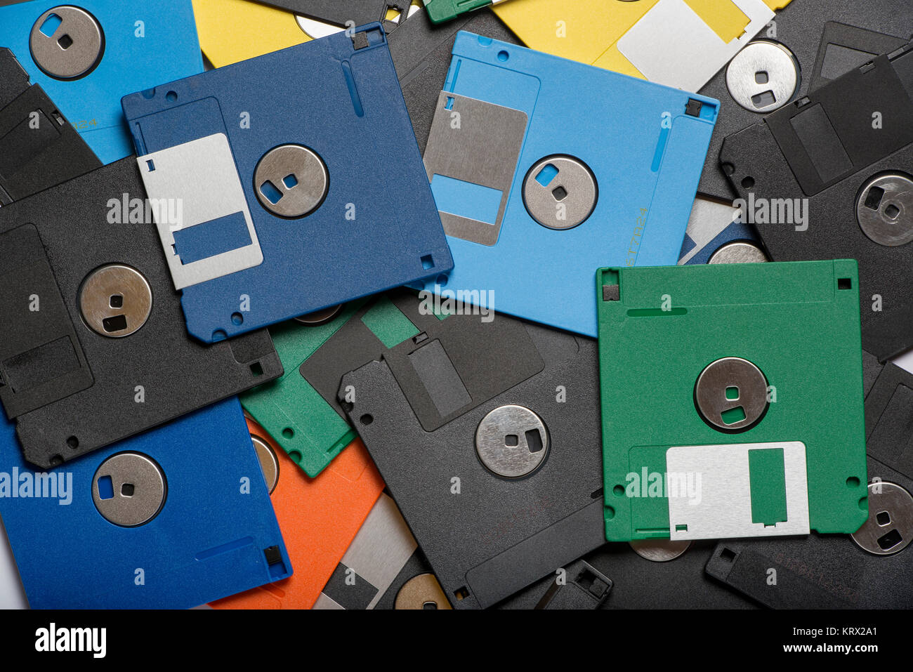 Pile of color floppy disks Stock Photo - Alamy