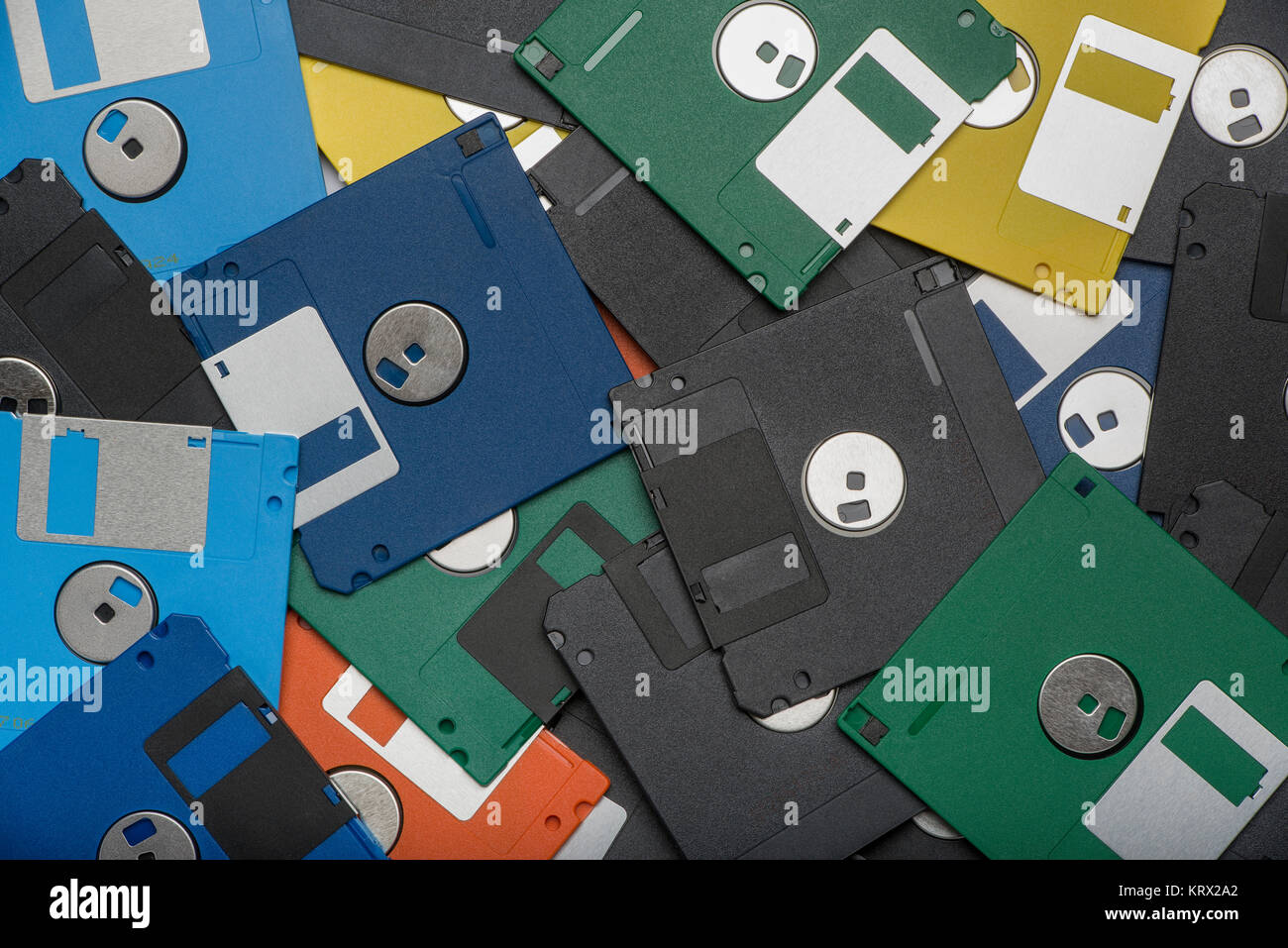 Pile of color floppy disks Stock Photo - Alamy