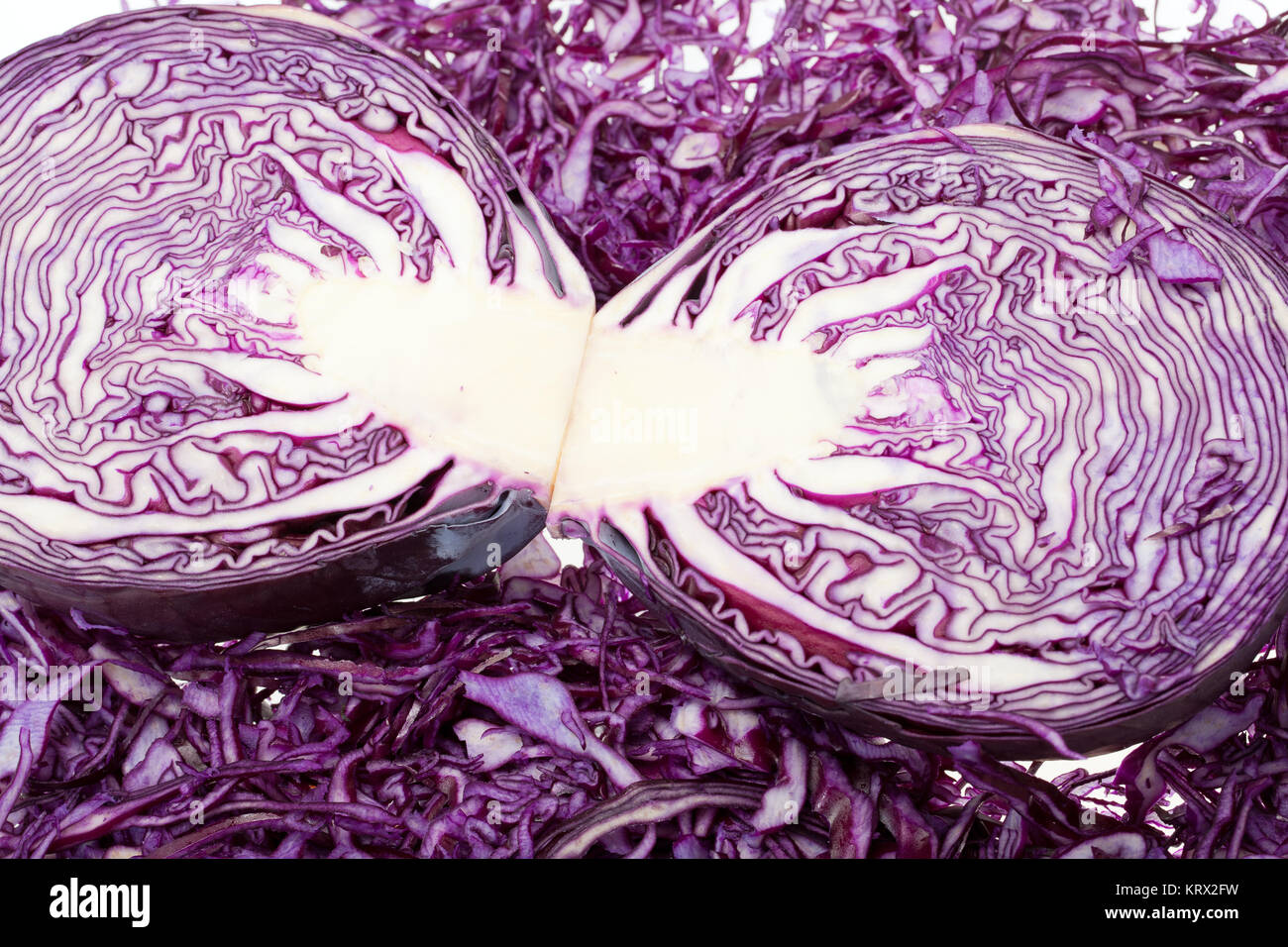 Red Cabbage Stock Photo - Alamy
