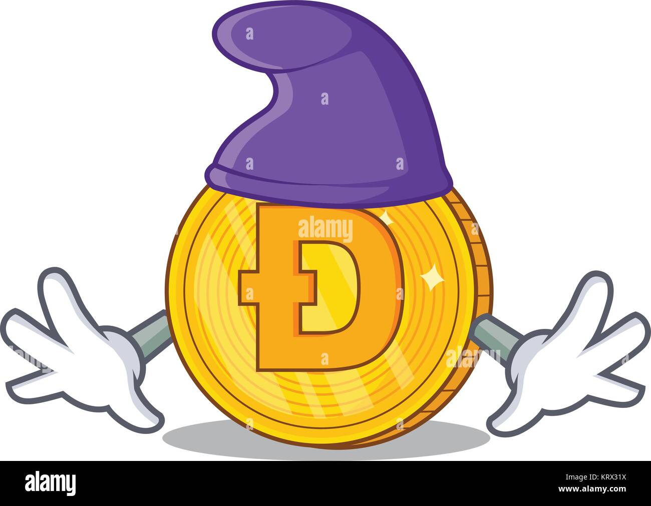 Elf Dodgecoin character cartoon style Stock Vector Image & Art - Alamy