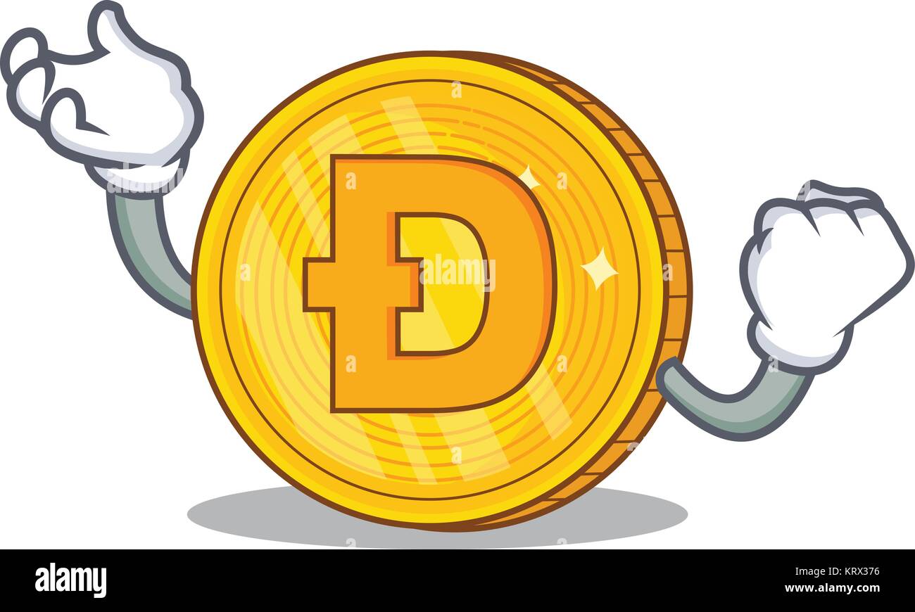 Successful Dodgecoin character cartoon style Stock Vector Image & Art ...