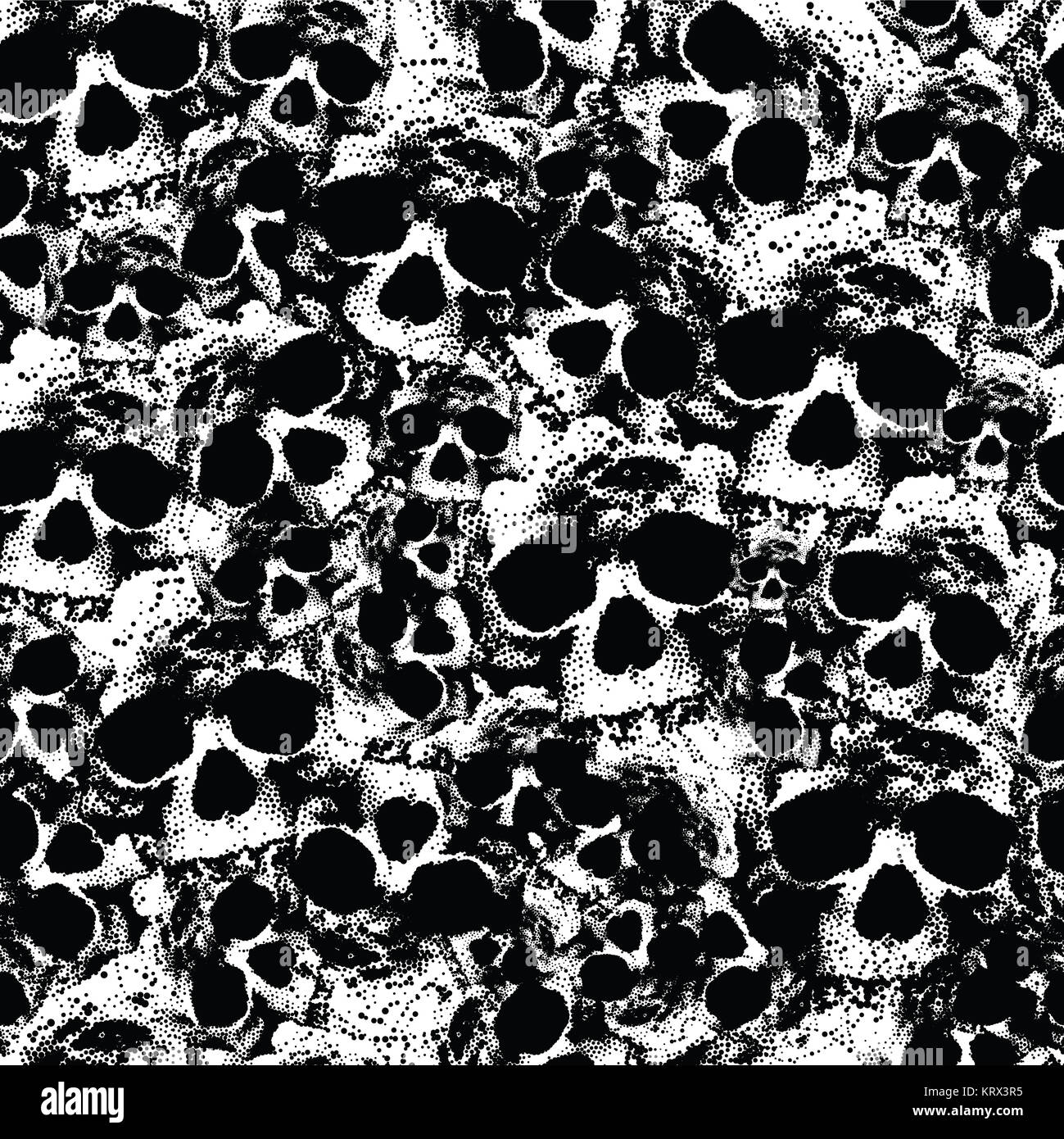 seamless skull pattern Stock Photo - Alamy