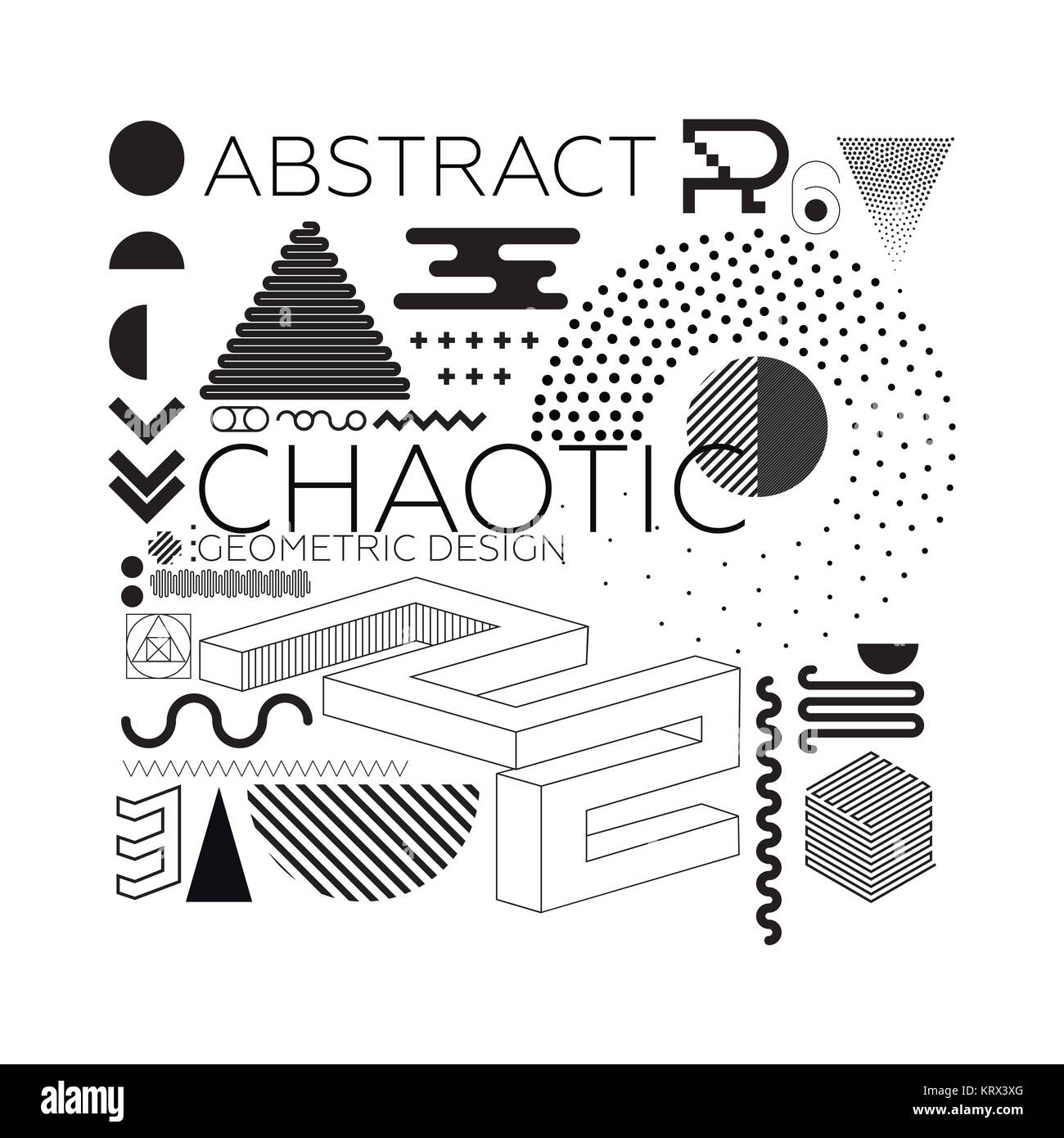 Abstract geometric composition Stock Photo - Alamy