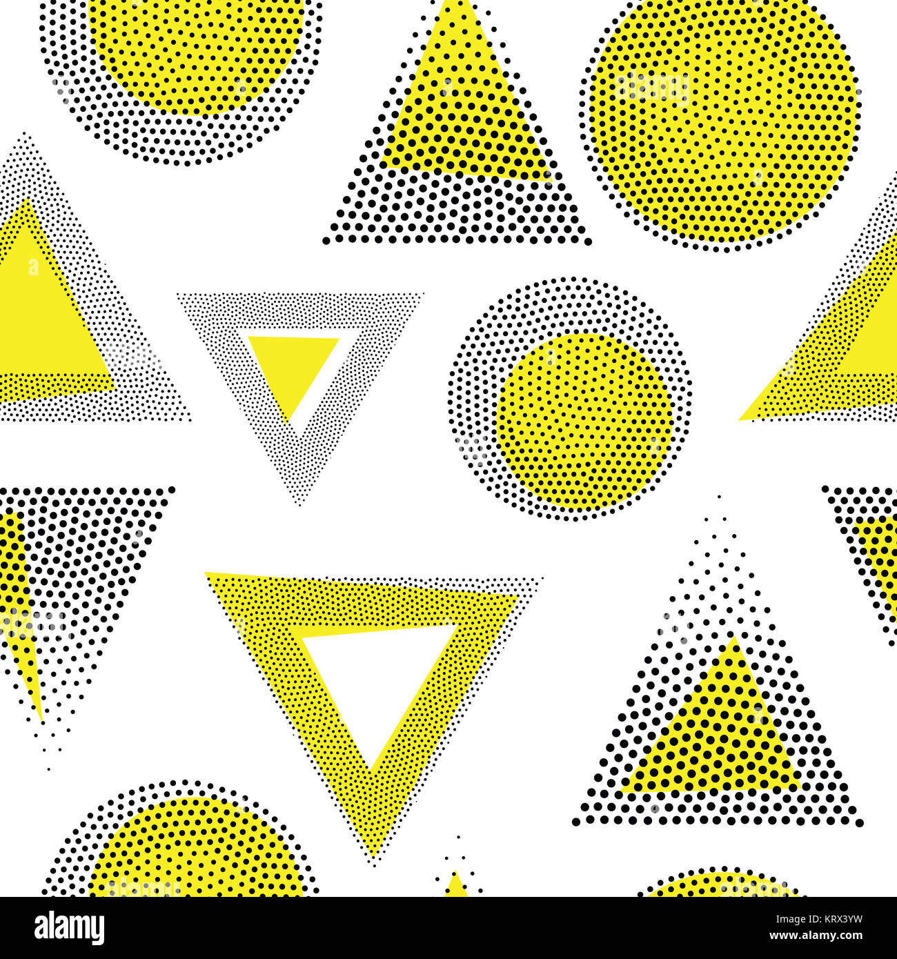 Vector geometric seamless pattern Stock Photo - Alamy