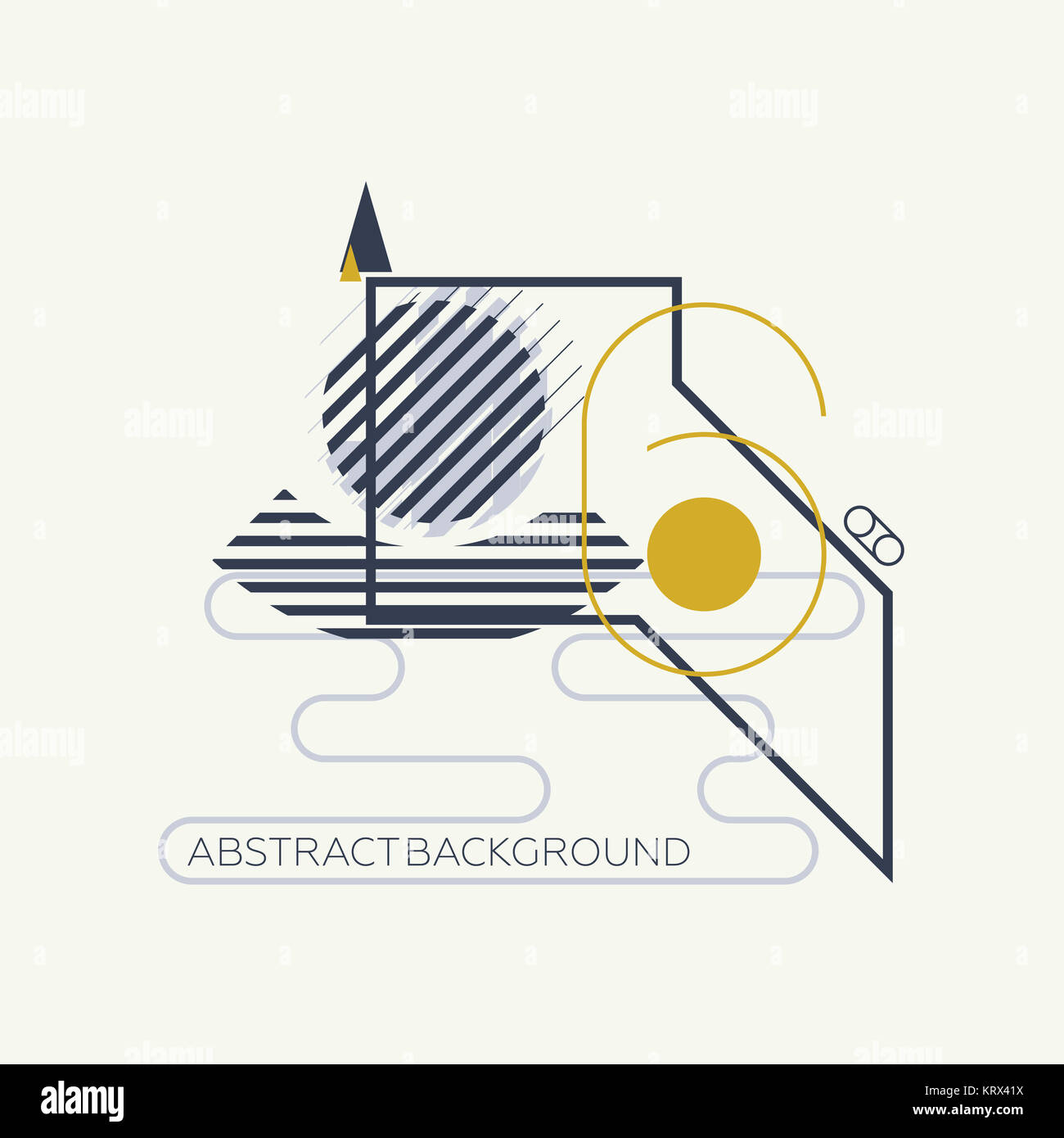 Geometric abstract design elements Stock Photo - Alamy