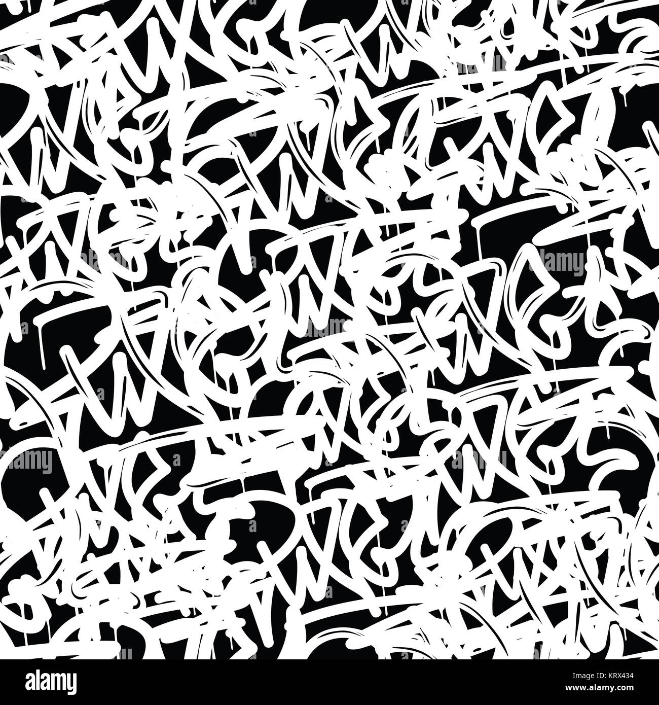 Graffiti background seamless pattern Stock Photo - Alamy
