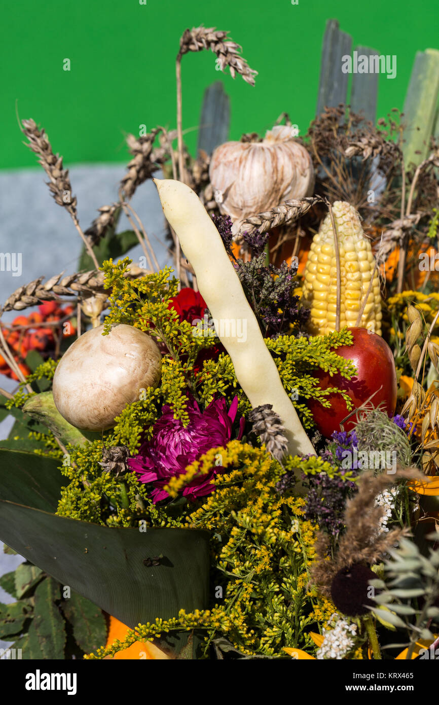 beautiful bouquets of flowers and herbs Stock Photo - Alamy