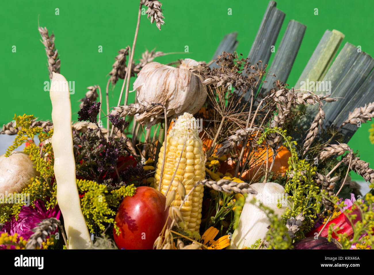 beautiful bouquets of flowers and herbs Stock Photo - Alamy