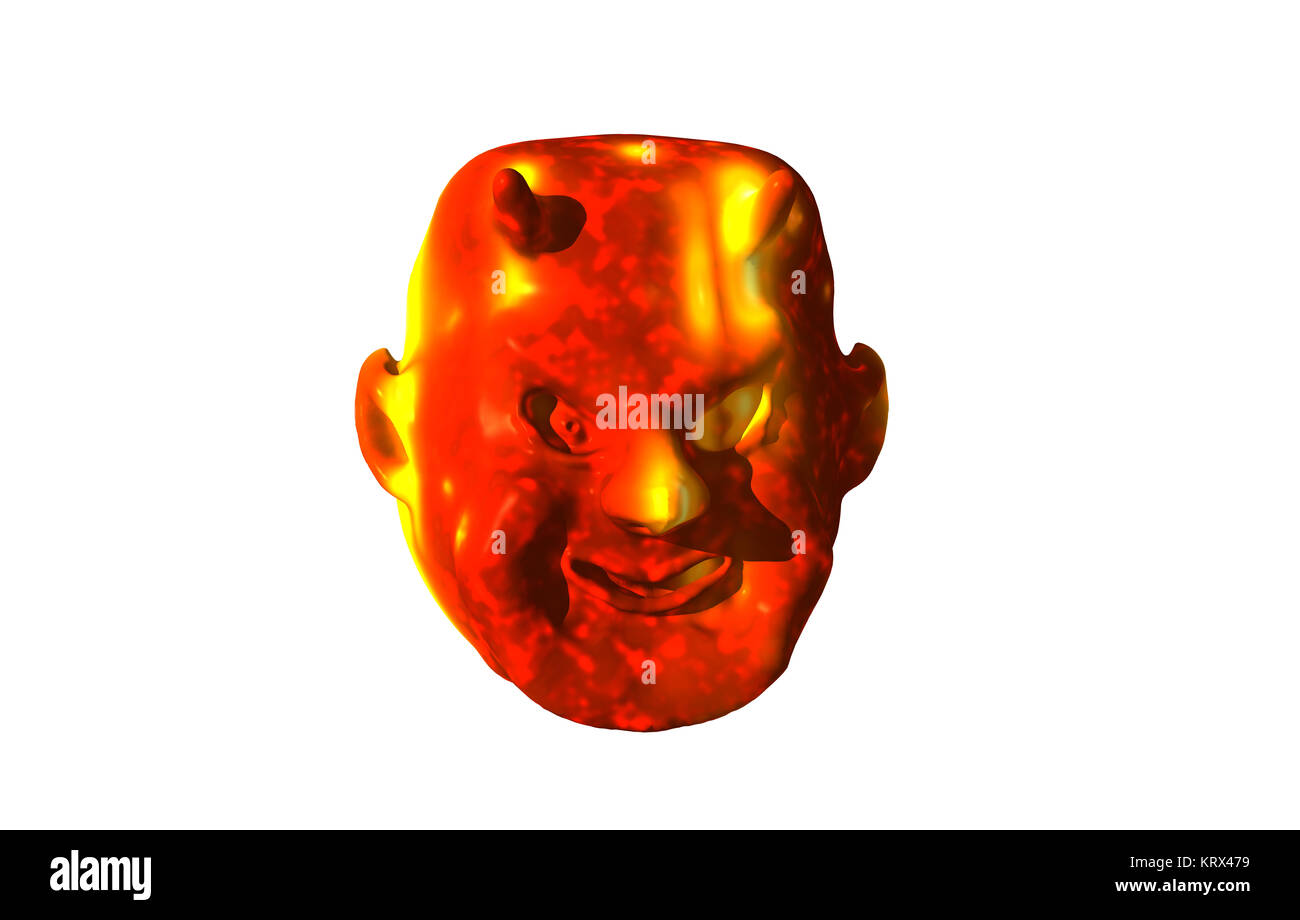 Face of satan Cut Out Stock Images & Pictures - Alamy