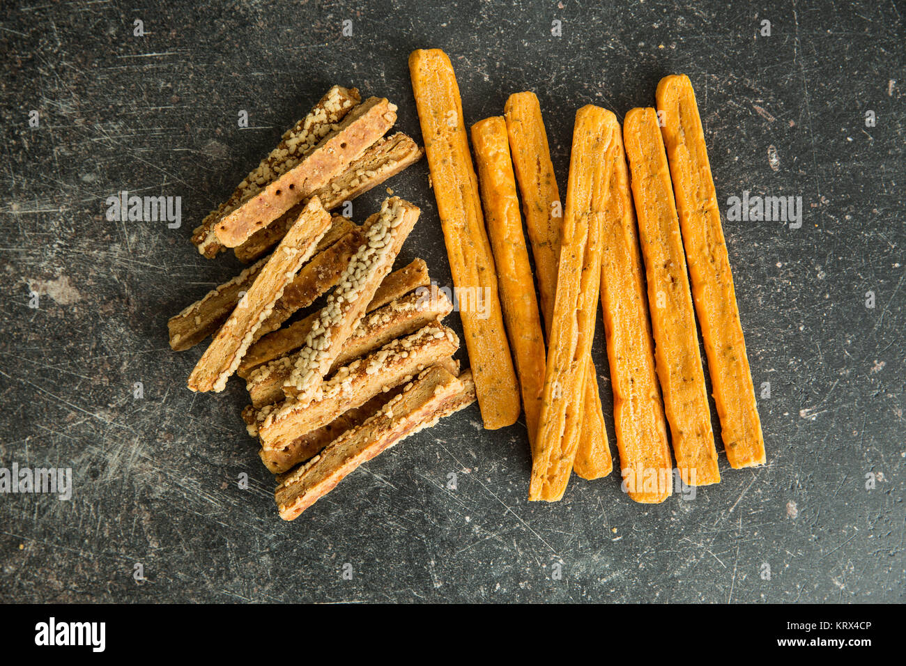Crispy bread sticks Stock Photo - Alamy
