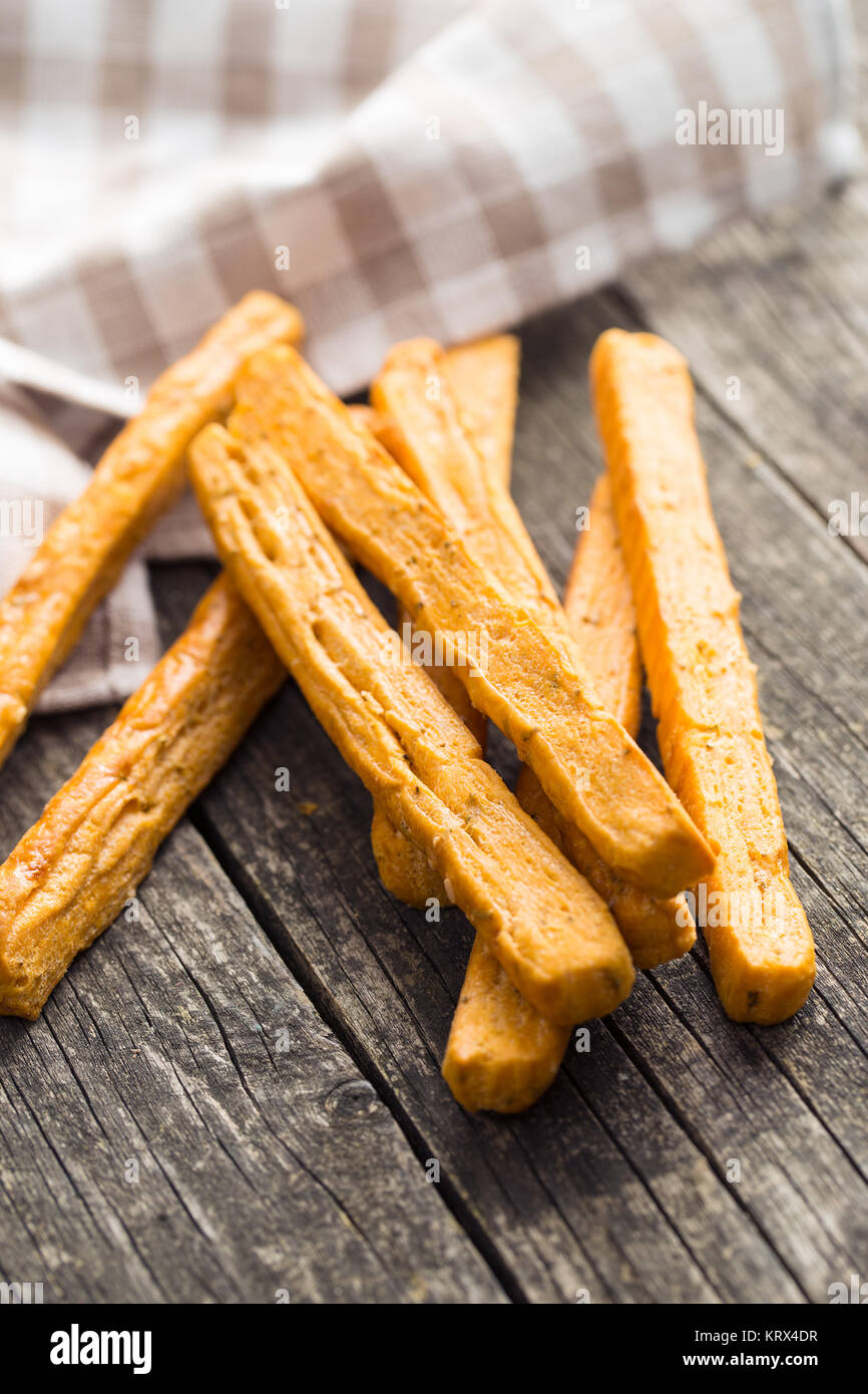 Crispy bread sticks Stock Photo - Alamy