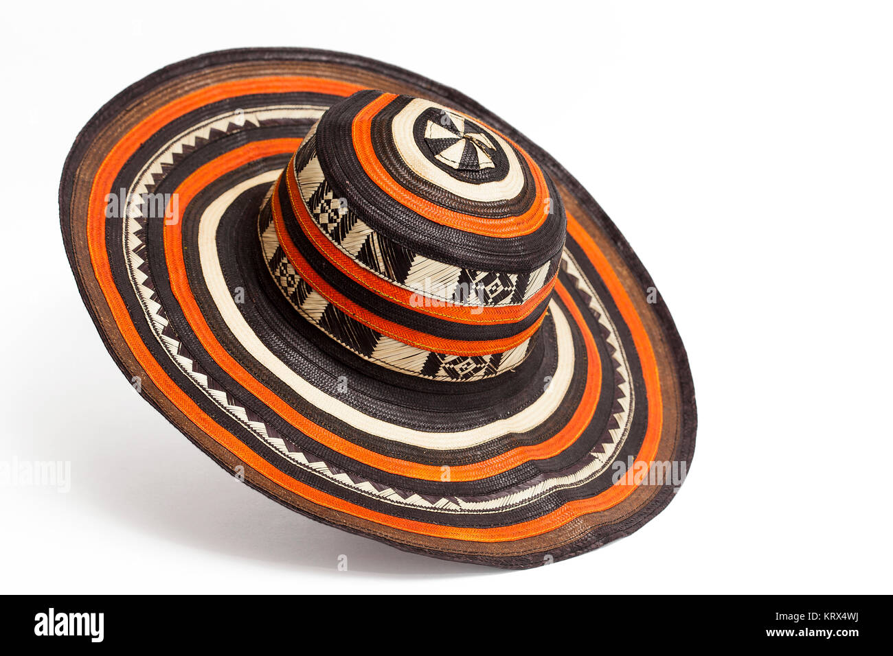 Traditional hat from Colombia: Sombrero vueltiao Stock Photo - Alamy