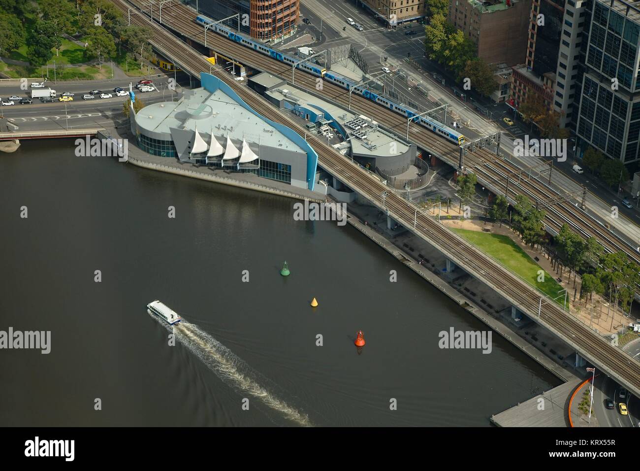 Melbourne from above Stock Photo - Alamy