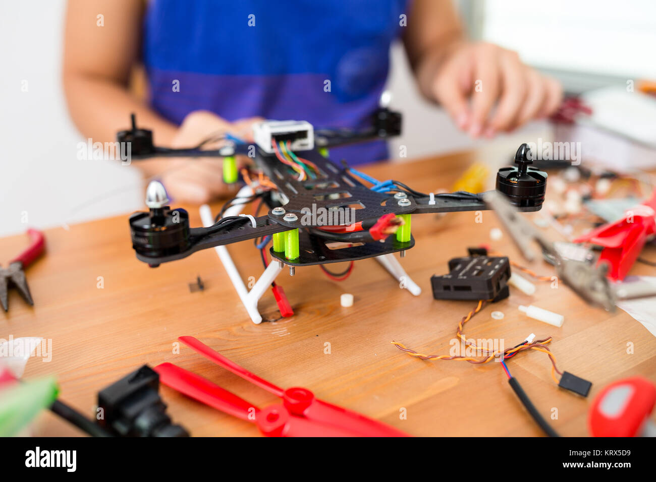 Assembler of drone Stock Photo - Alamy
