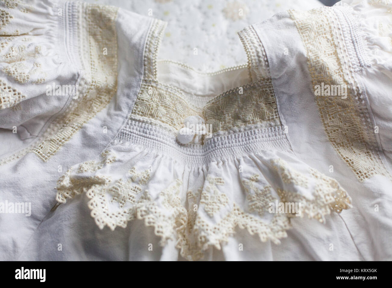 Traditional hand made clothing Stock Photo - Alamy
