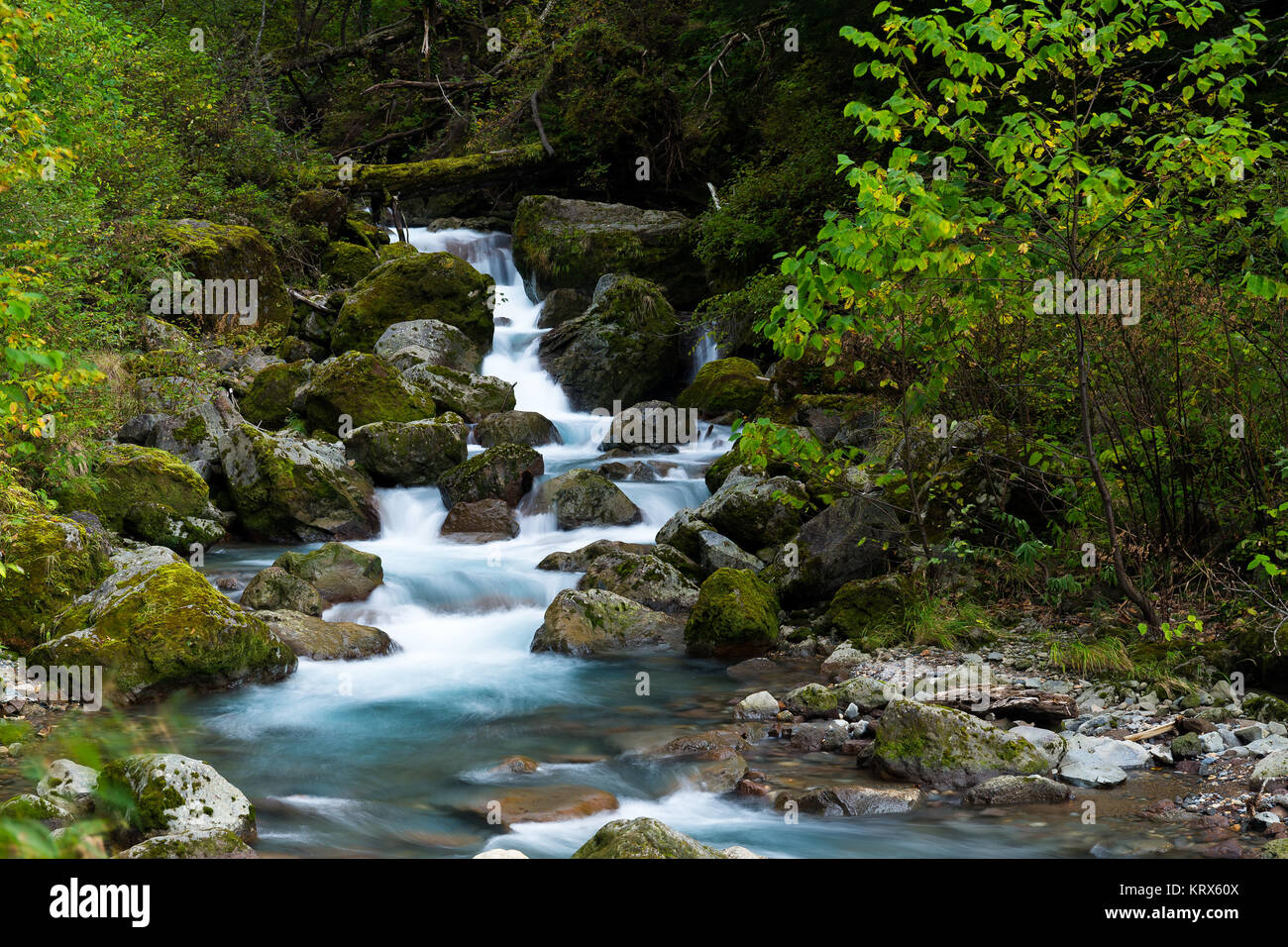 Cascade of waterfall Stock Photo - Alamy