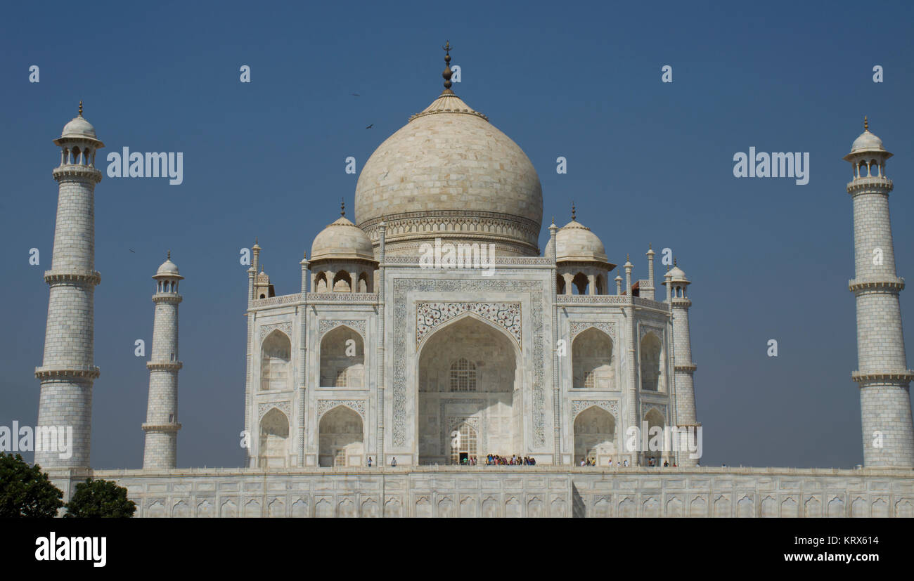 Taj Mahal the mausoleum in Agra India Stock Photo - Alamy