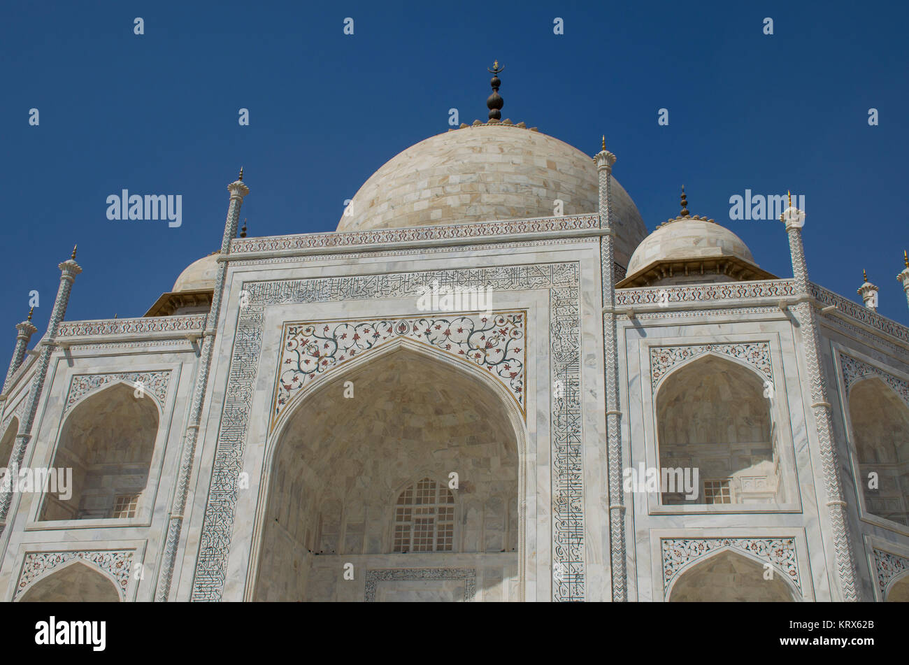 Taj Mahal the mausoleum in Agra India Stock Photo - Alamy