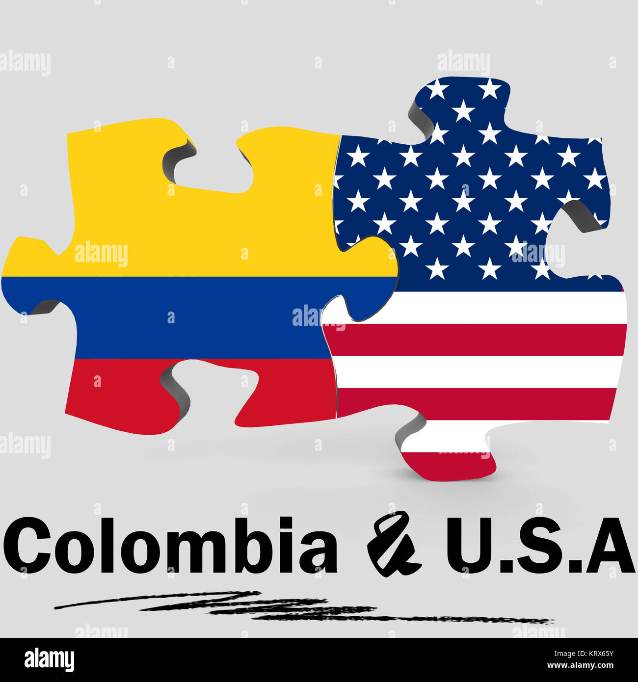 Usa colombia flag hi-res stock photography and images - Alamy