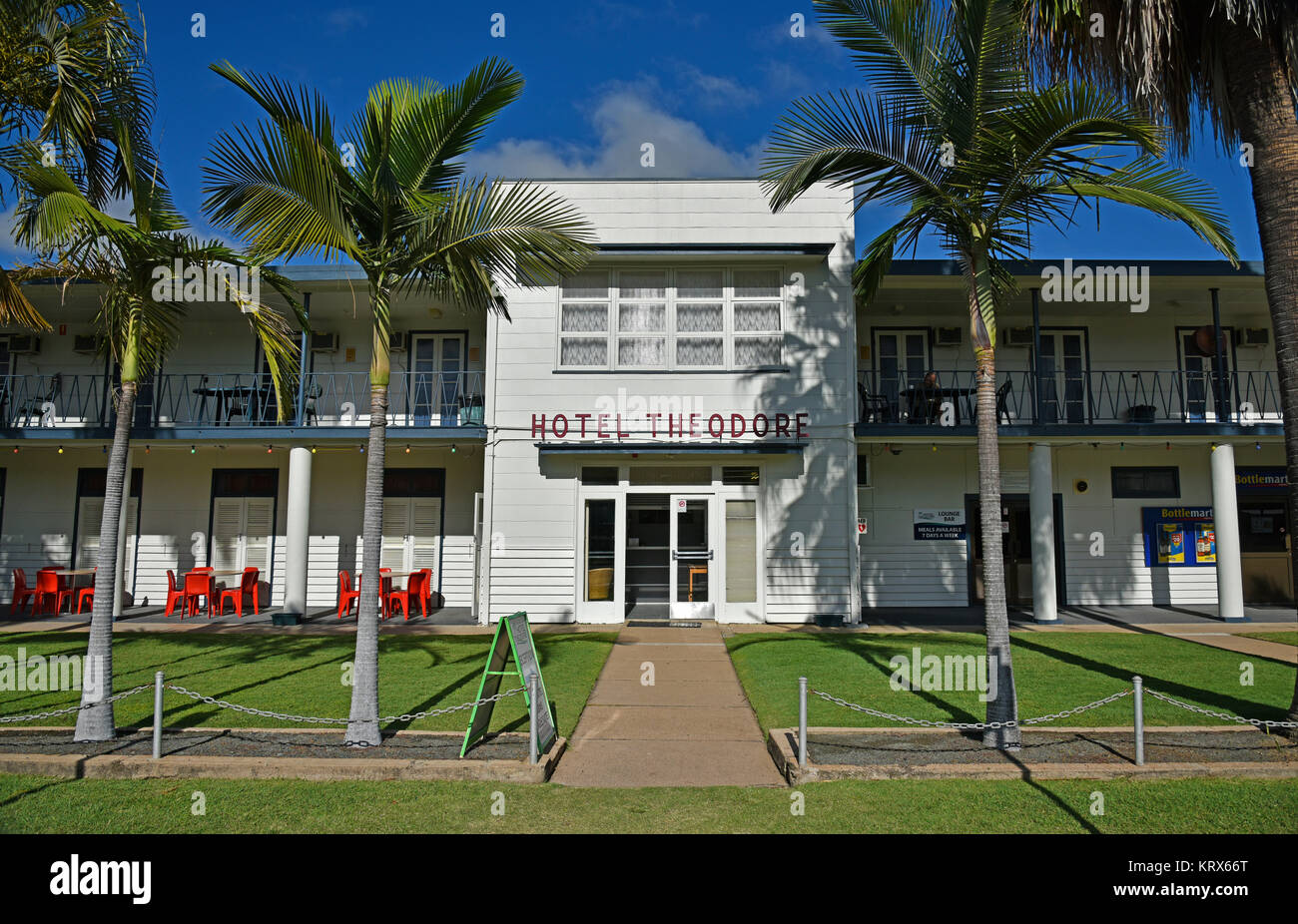 Hotel Theodore in north queensland town of Theodore, a community owned ...